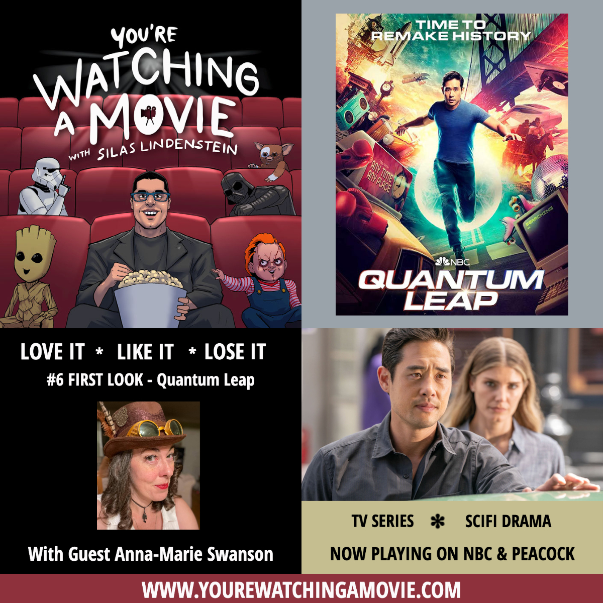 Episode #6: Discussion – Quantum Leap Reboot – FIRST LOOK - You're Watching A Movie With Silas ...