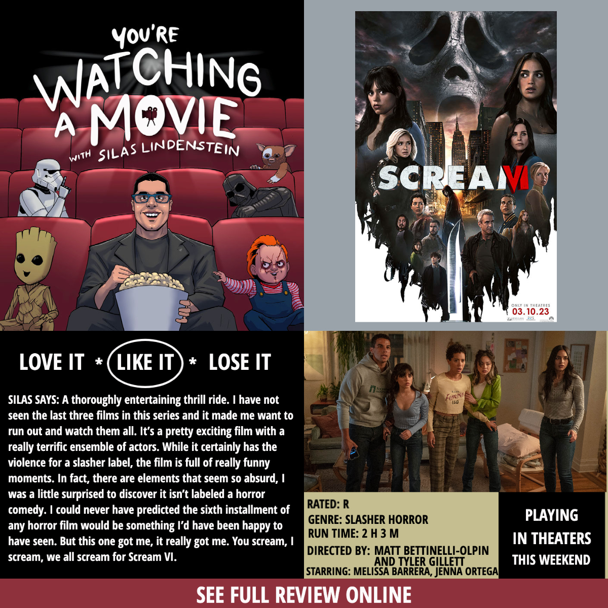 Review: Scream VI - You're Watching A Movie With Silas Lindenstein