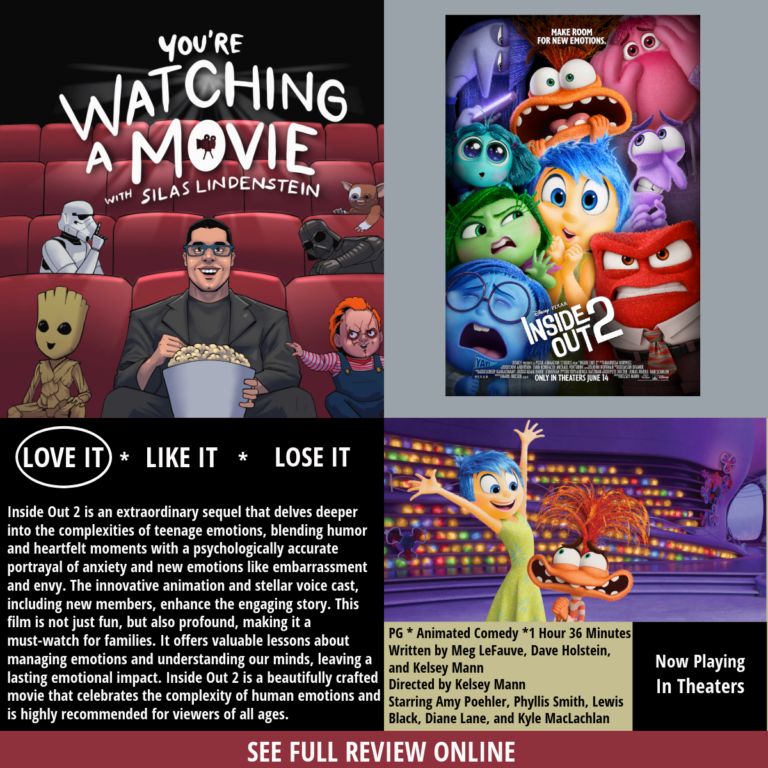 Review – Inside Out 2 - You're Watching A Movie With Silas Lindenstein